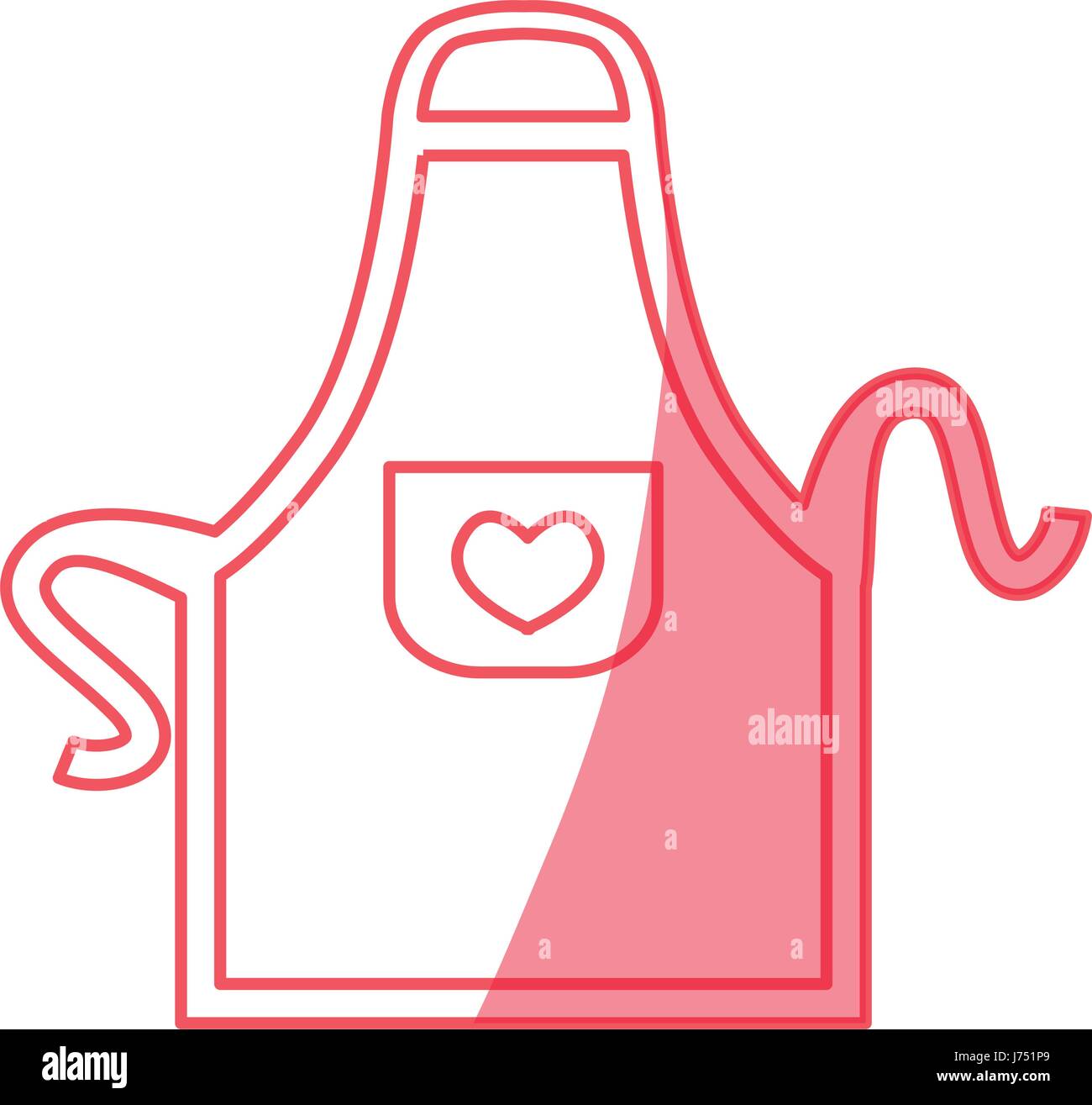 Apron and pink Stock Vector Images - Alamy