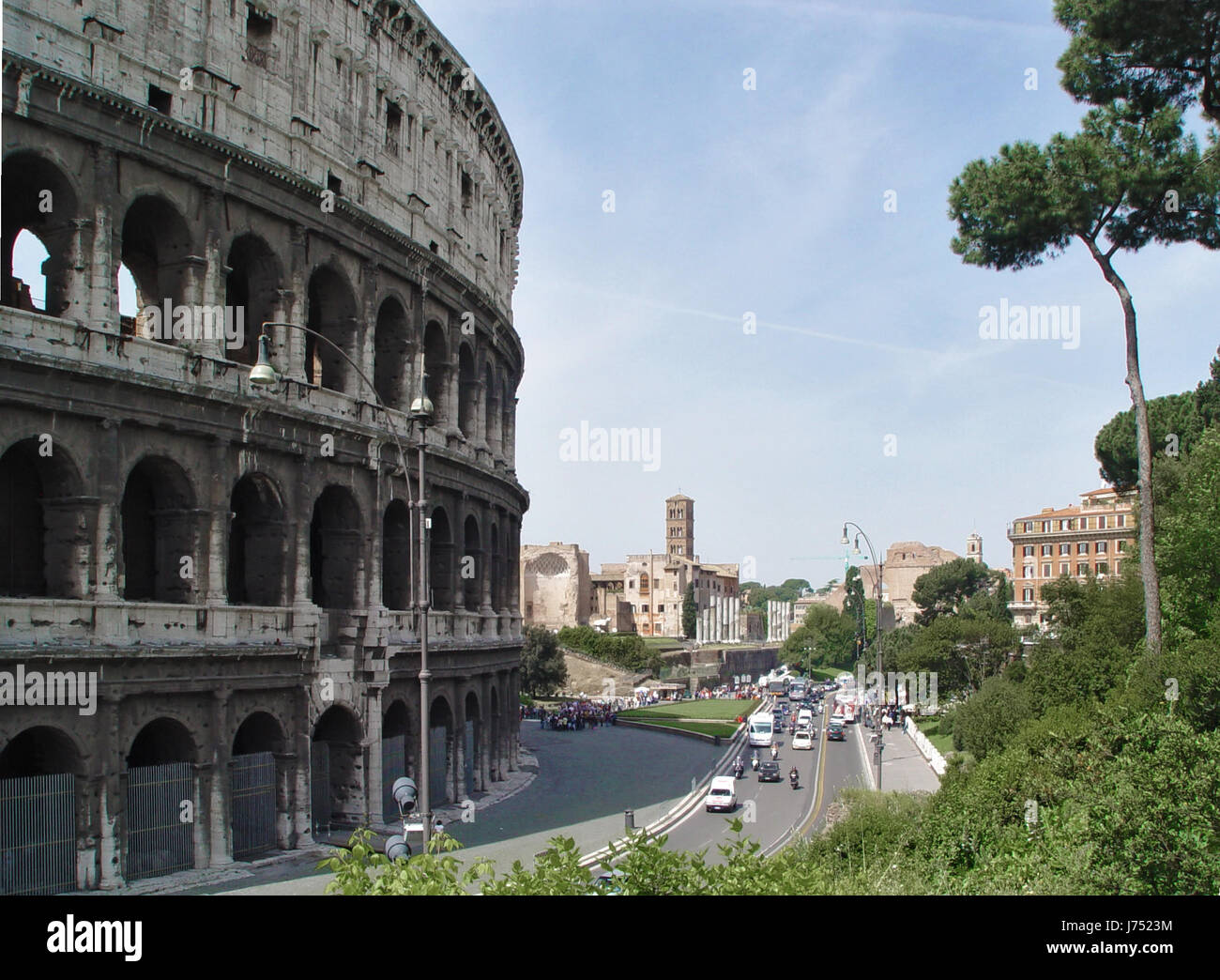 Rome colosseum reconstruction hi-res stock photography and images - Alamy