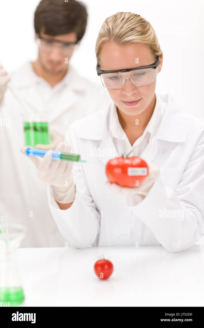 woman experiment research laboratory scientist man woman liquid ...