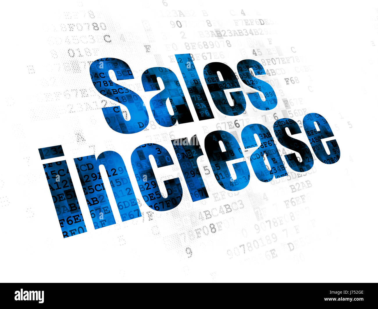 Marketing concept: Sales Increase on Digital background Stock Photo - Alamy