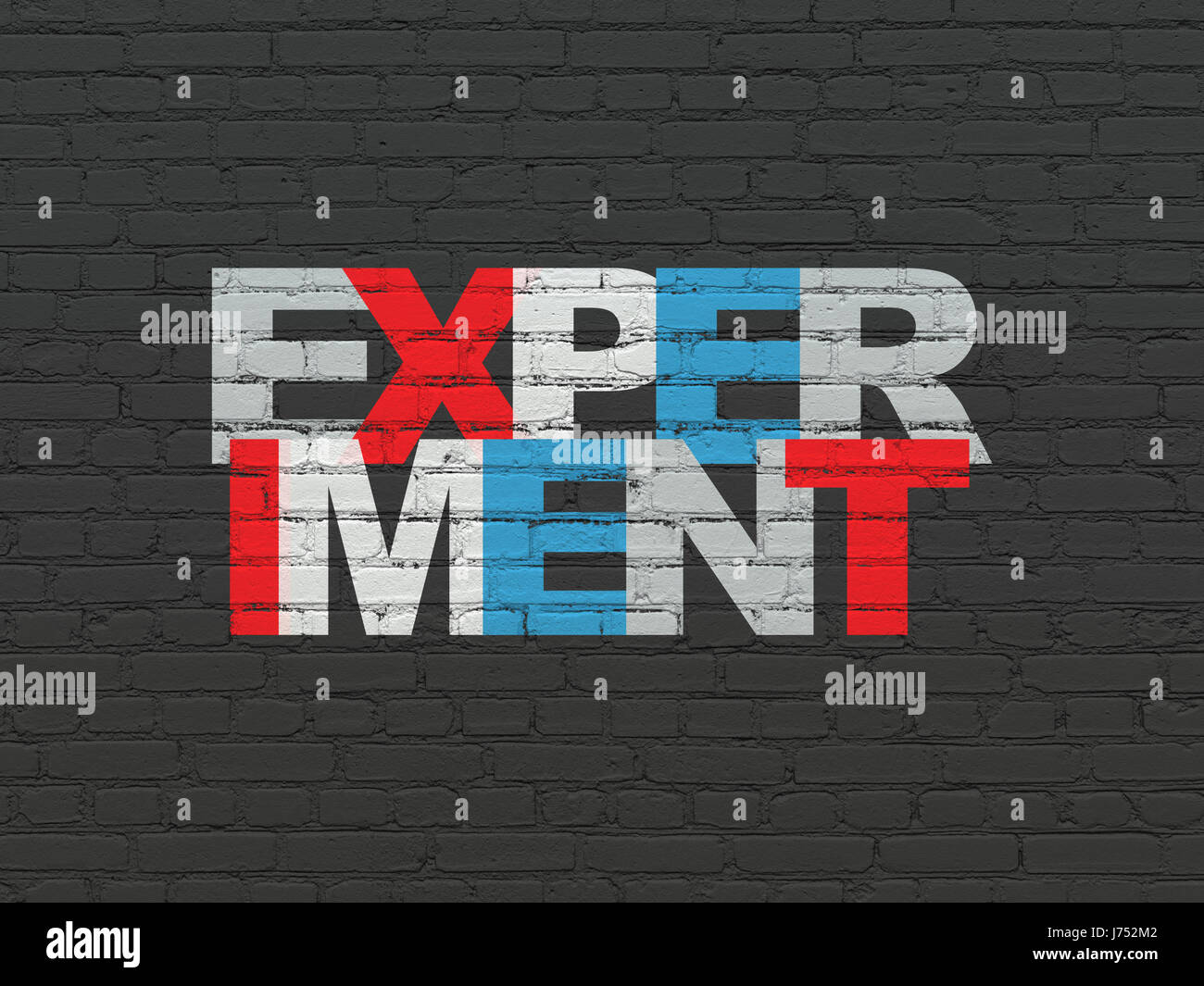 Science concept: Experiment on wall background Stock Photo - Alamy