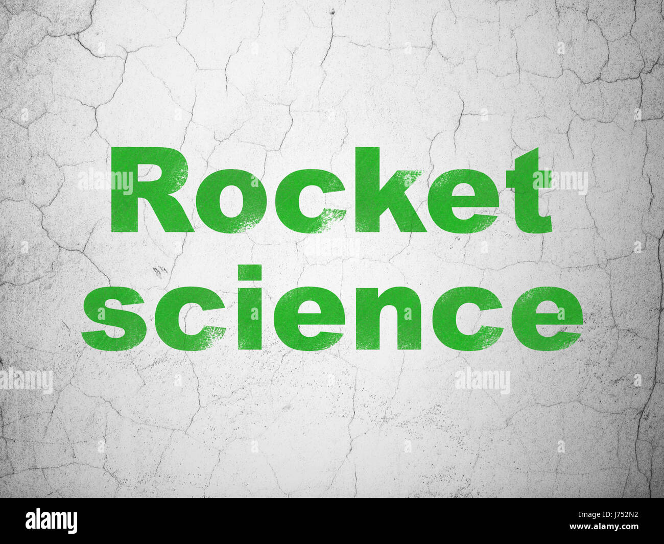 Science concept: Rocket Science on wall background Stock Photo - Alamy