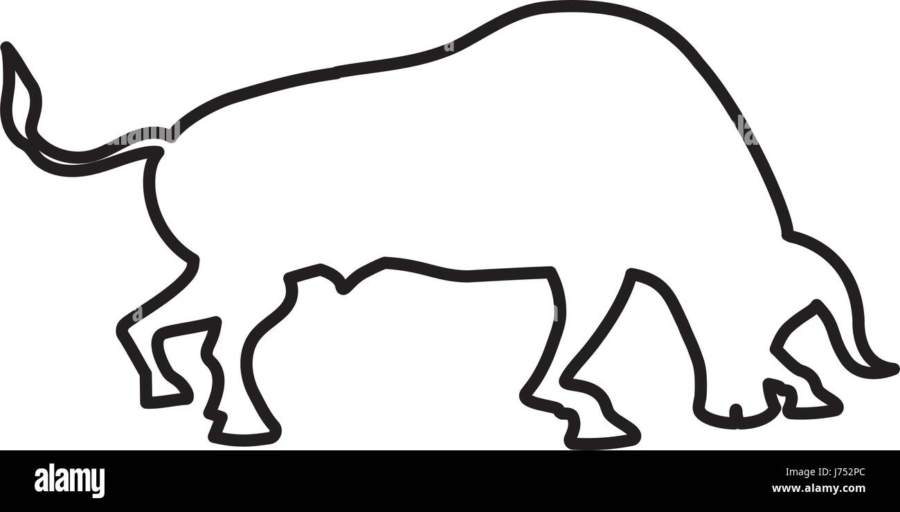 bull icon image Stock Vector Image & Art - Alamy