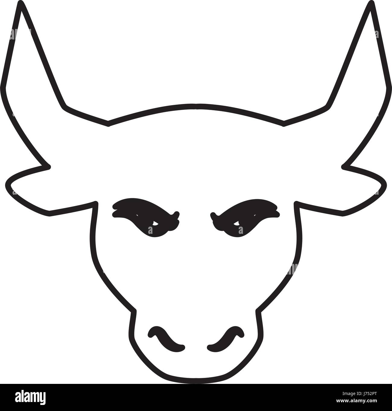 bull icon image Stock Vector Image & Art - Alamy