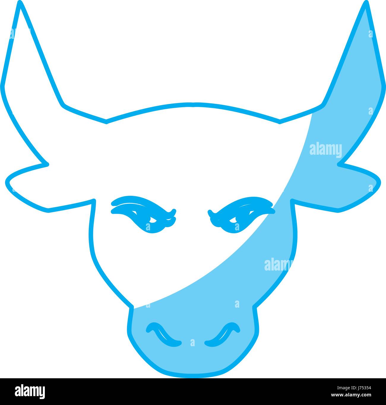 bull icon image Stock Vector Image & Art - Alamy