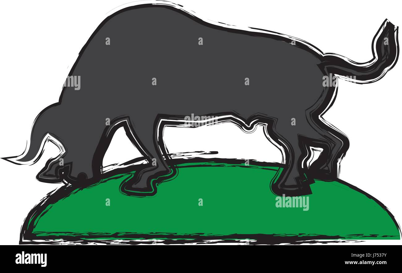 bull icon image Stock Vector Image & Art - Alamy