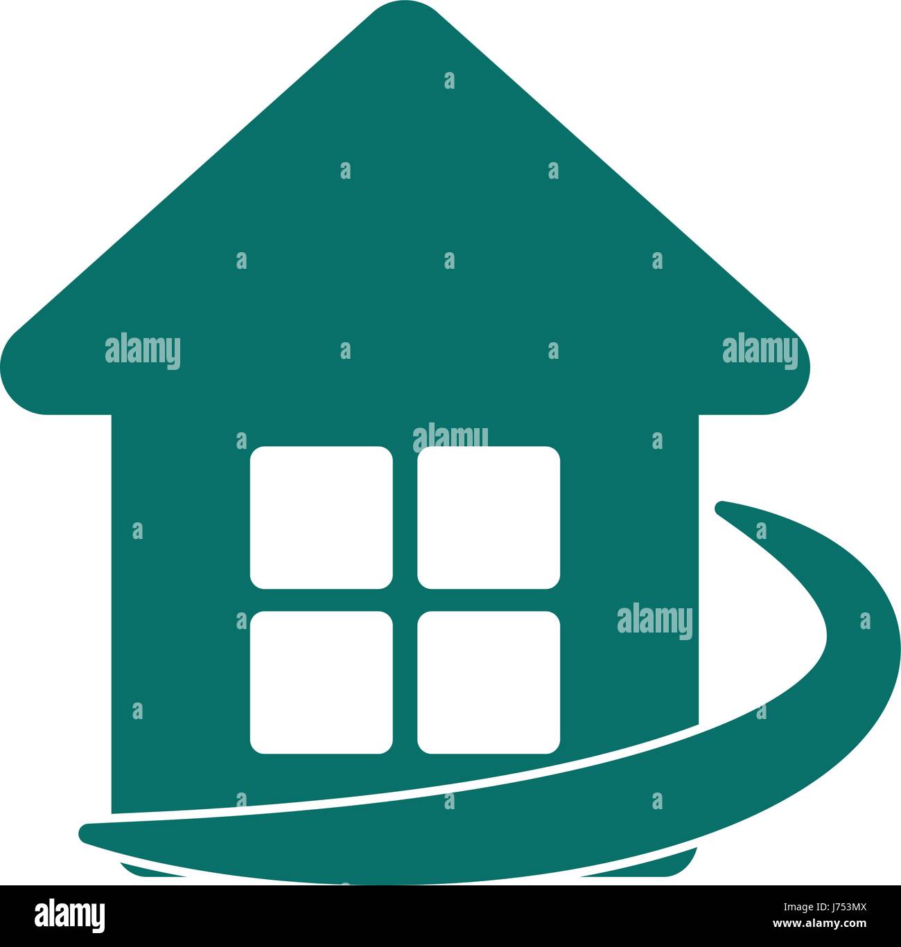 house emblem icon Stock Vector Image & Art - Alamy