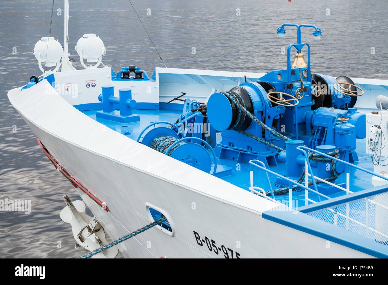 Bow of a ferry ship Stock Photo - Alamy