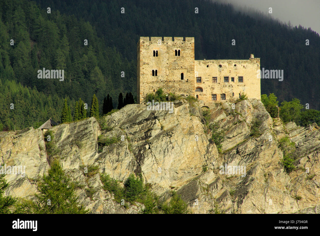 alps austrians europe tyrol mountain chateau castle tower alps ...