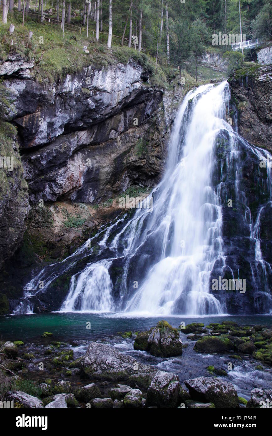 golling waterfall in salzburg Stock Photo - Alamy