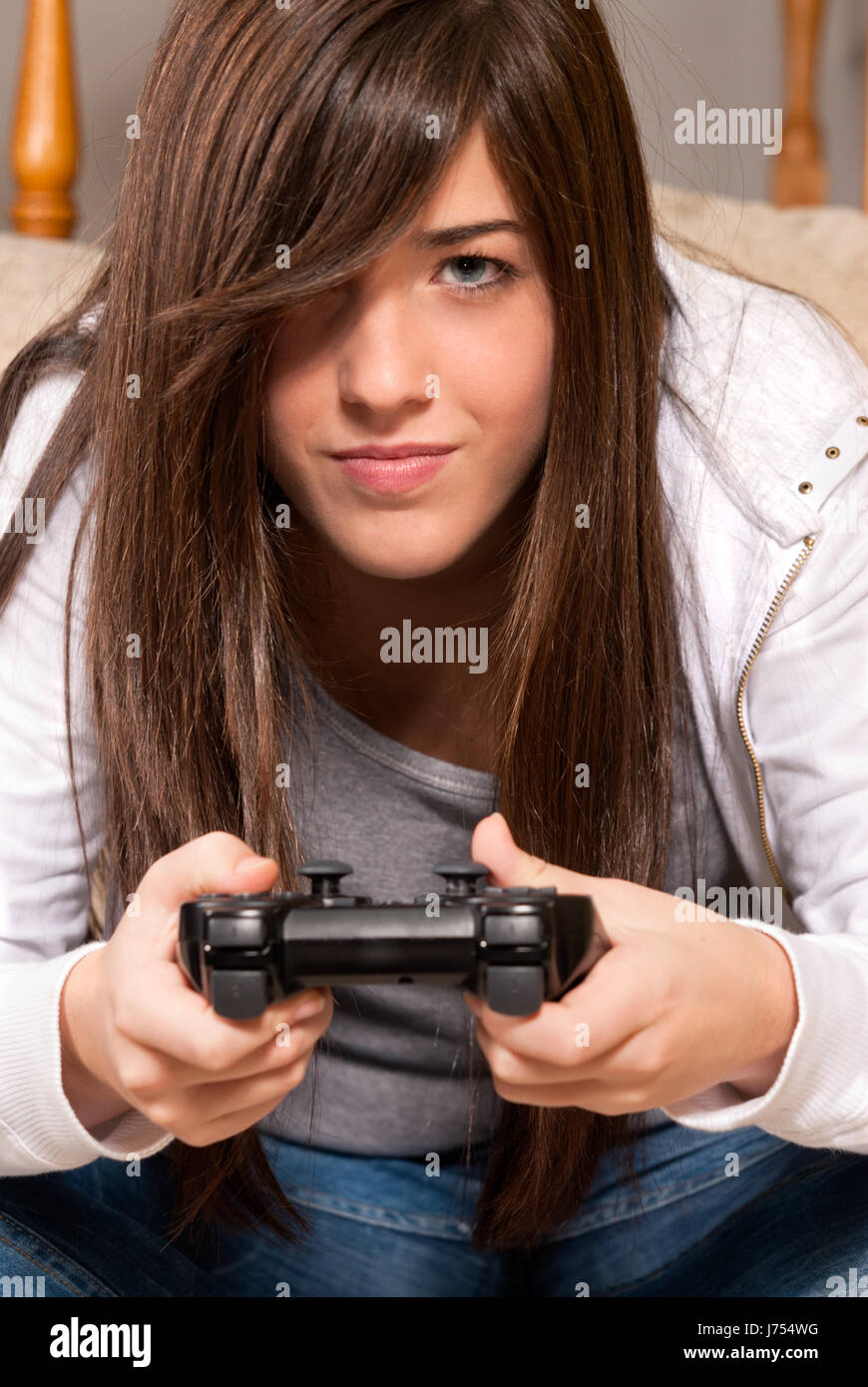 game tournament play playing plays played female concentration video ...