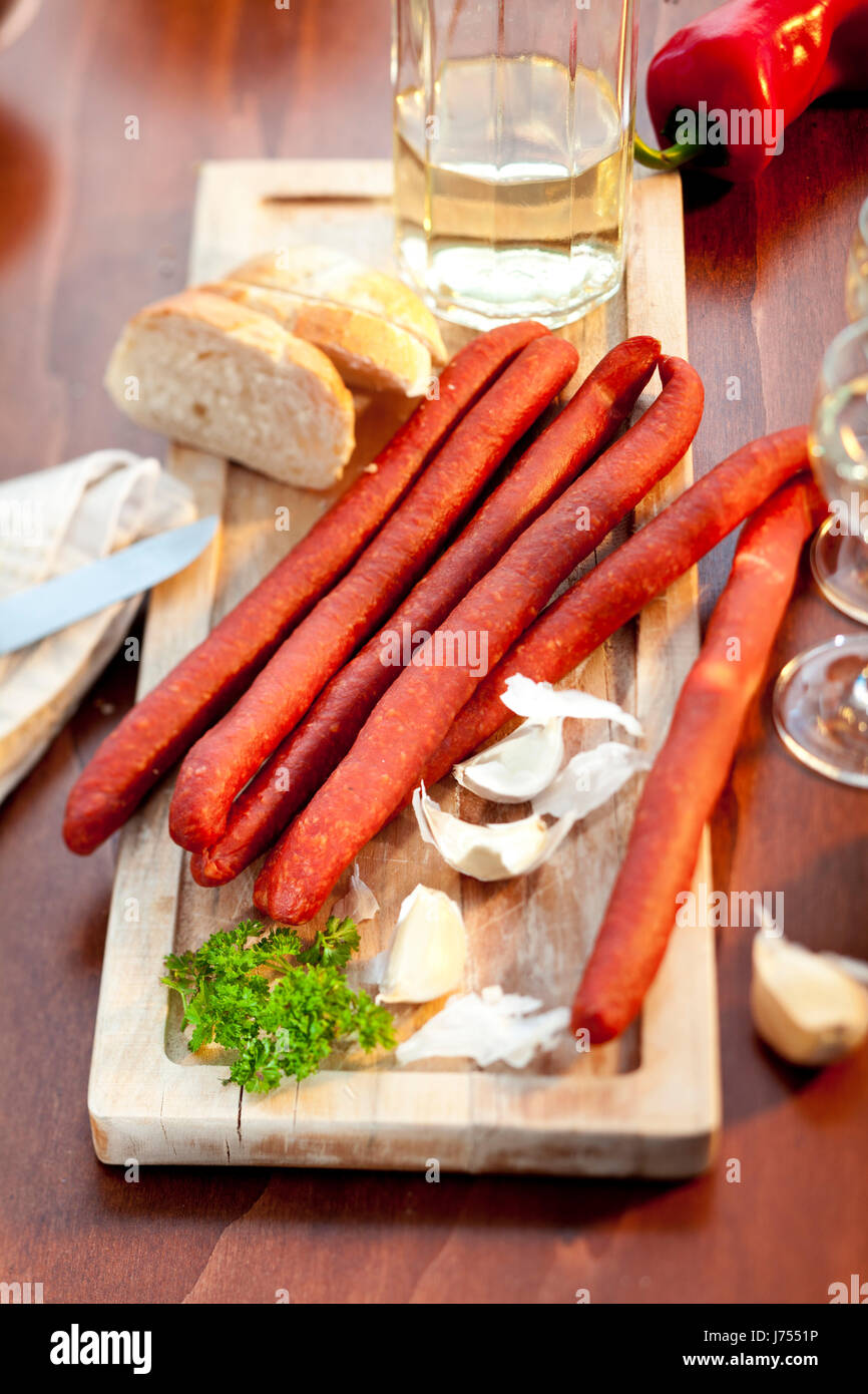 Cabanossiwurst hi-res stock photography and images - Alamy