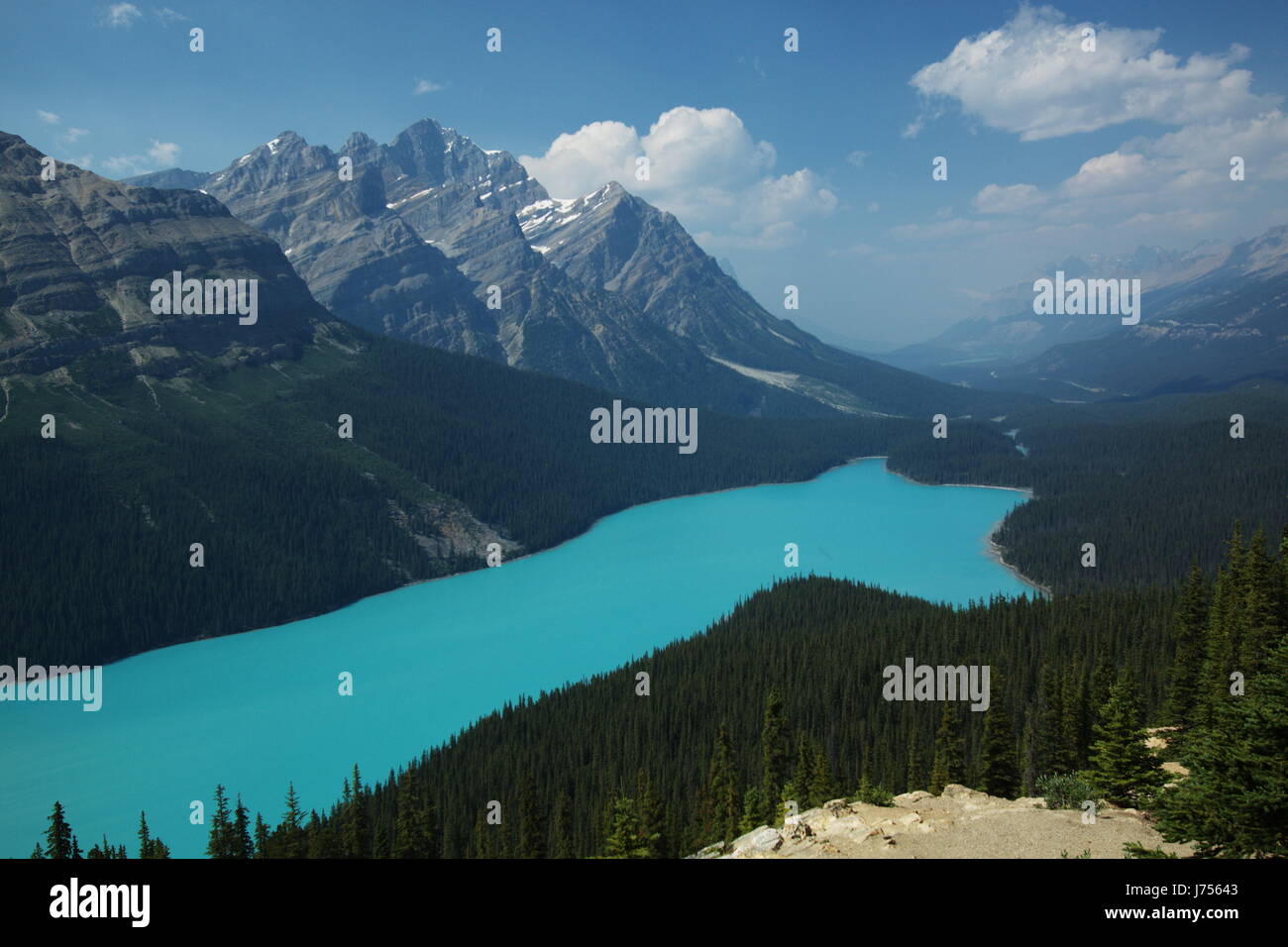 canada salt water sea ocean water mountain lake turquoise scenery ...