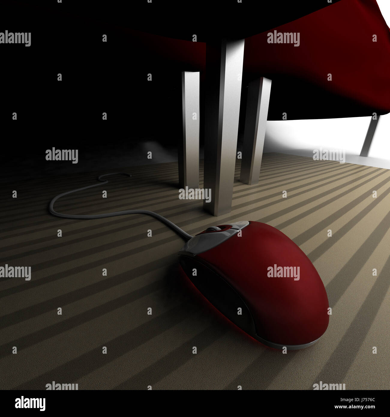 lost illustration couch hidden carpet careless forgetful mouse three ...