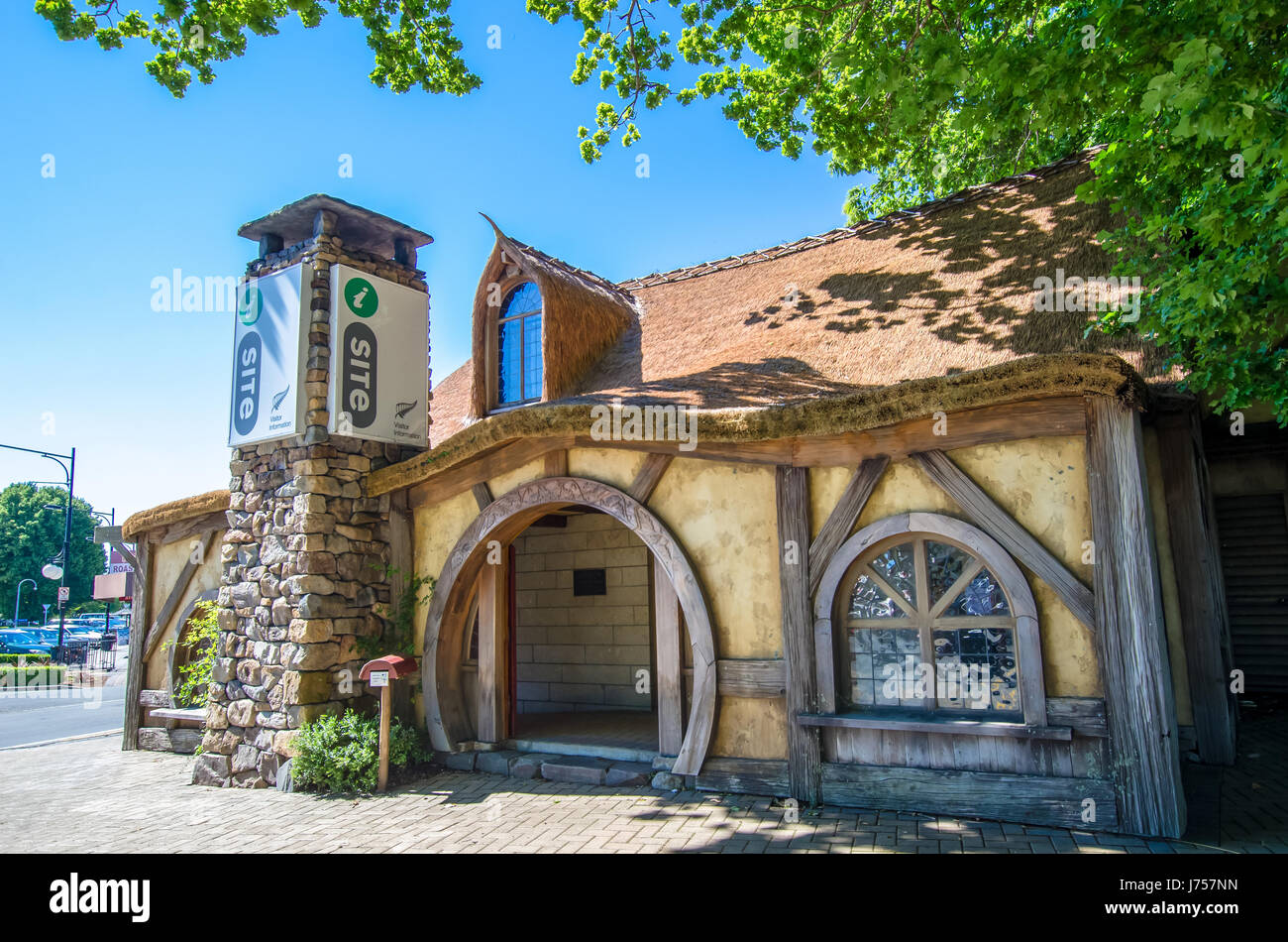 Matamata,New Zealand - November 29,2015 : Matamata i-SITE Visitor ...