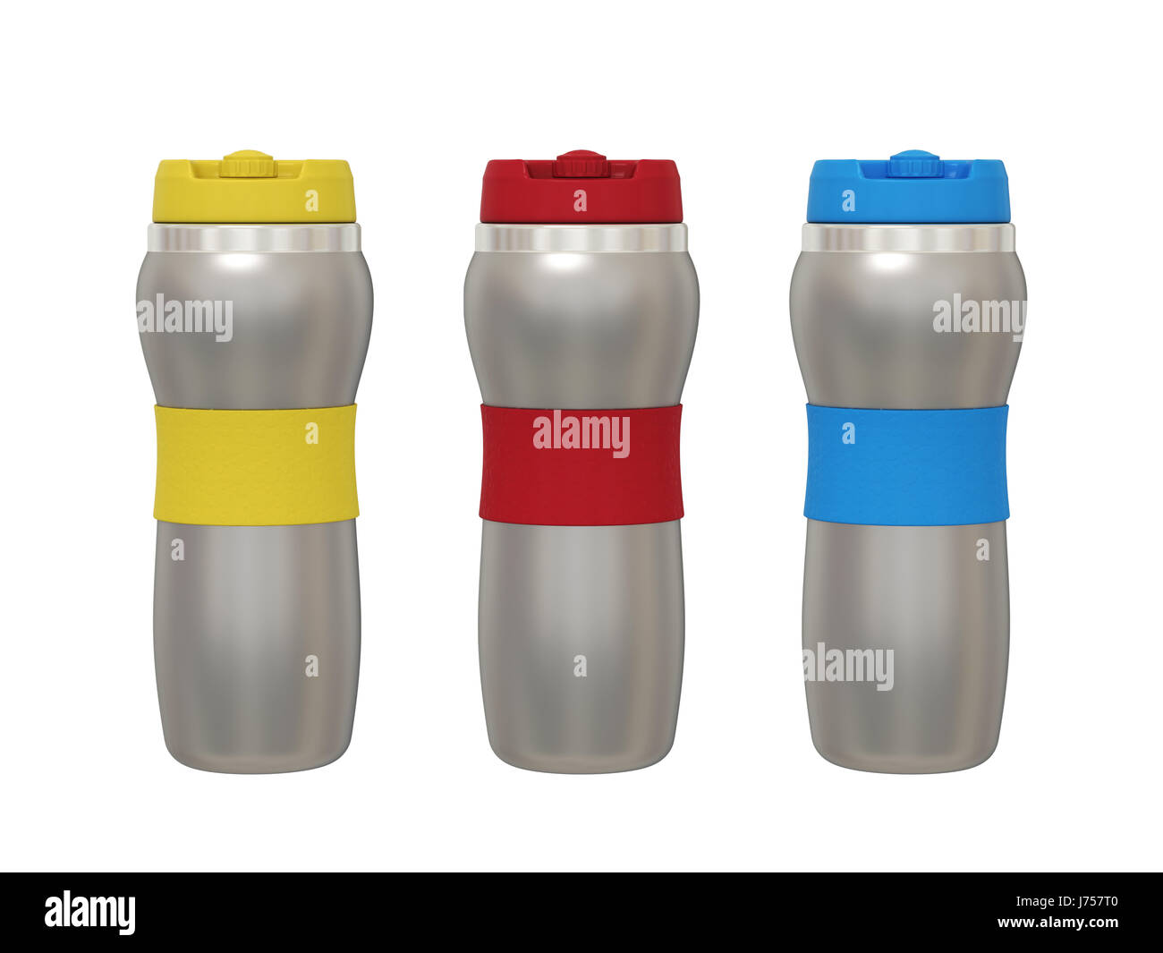 new set design of grey metal water flask and colored cover use for both ...