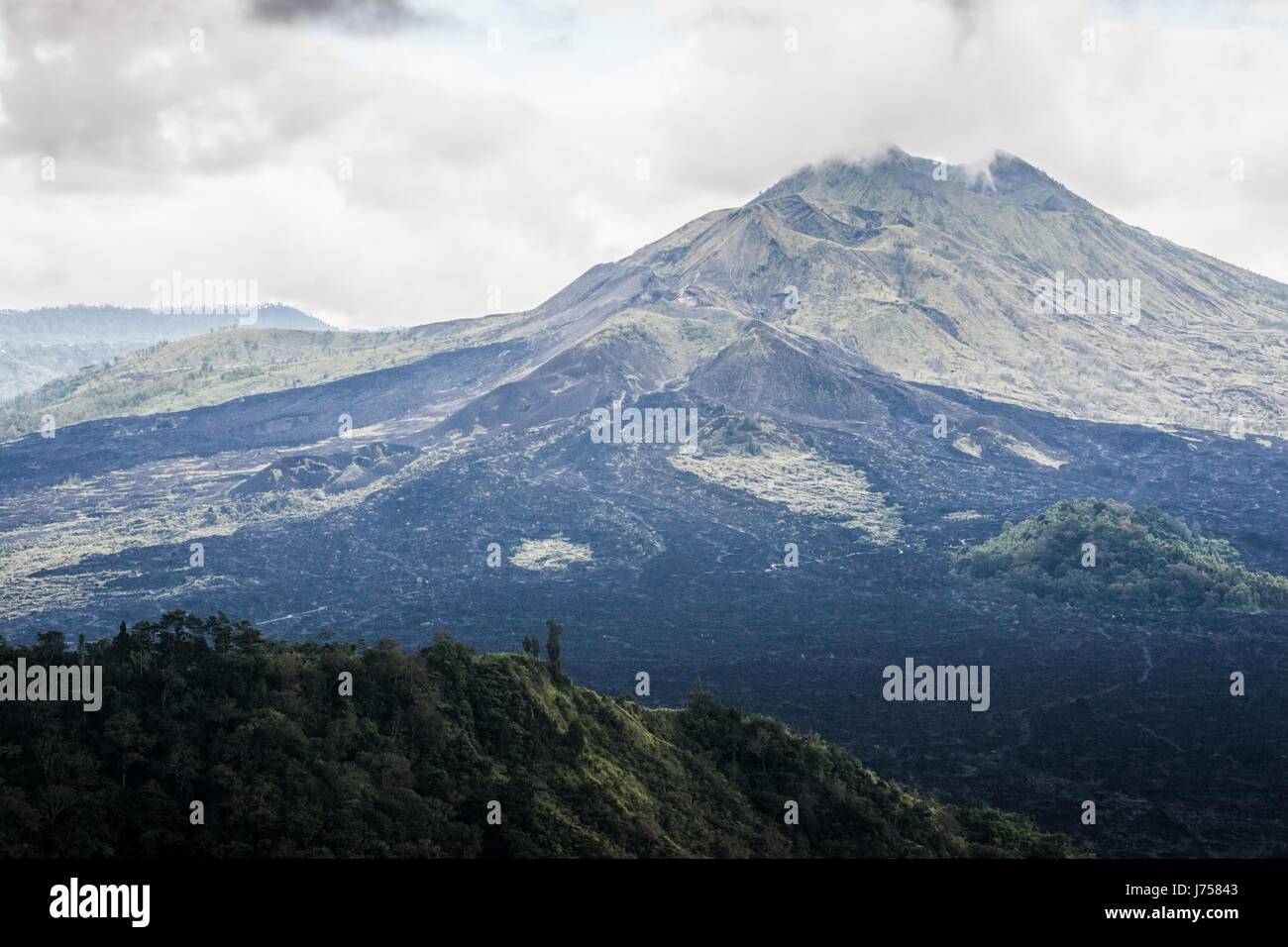 Holiday in Bali, Indonesia - Kintamani Volcano view of Mount Batur ...