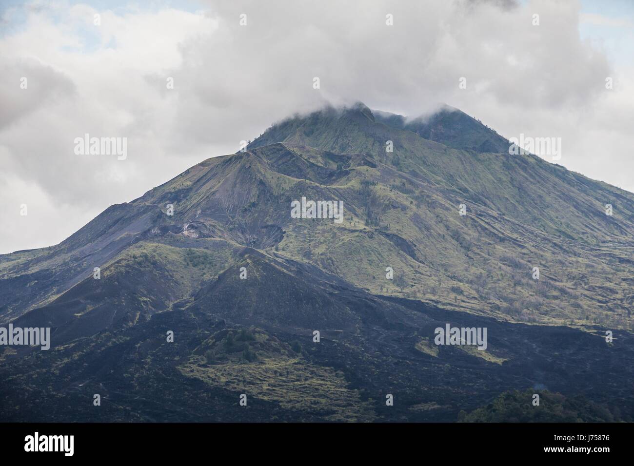 Holiday in Bali, Indonesia - Kintamani Volcano view of Mount Batur ...