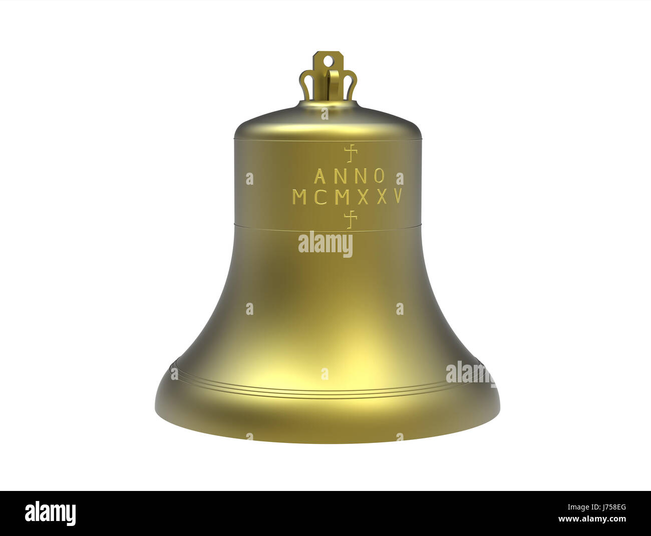 bell church isolated white brass religion metal christian bell church ...