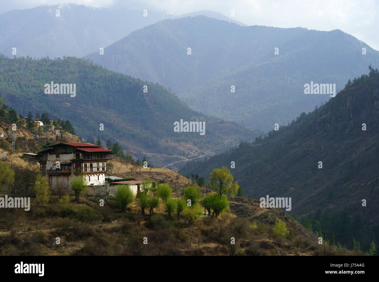 Traditional rural bhutanese house hi-res stock photography and images ...