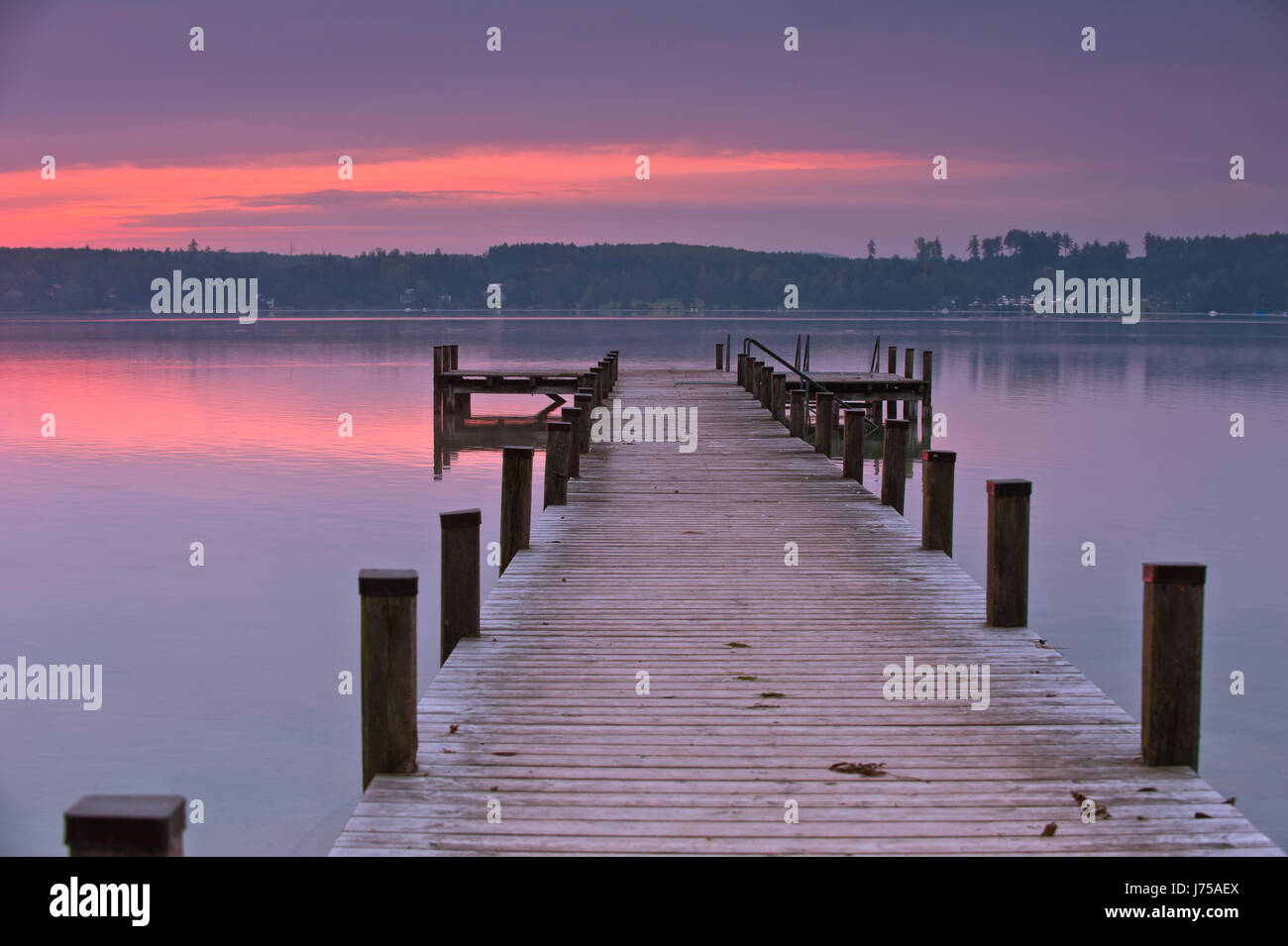 morning at the lake Stock Photo - Alamy