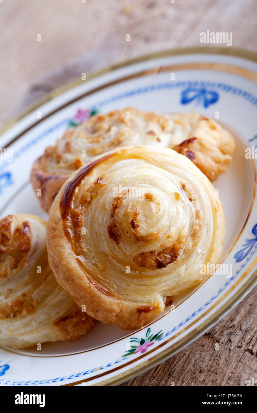 sweet biscuits on porcelain plate Stock Photo - Alamy
