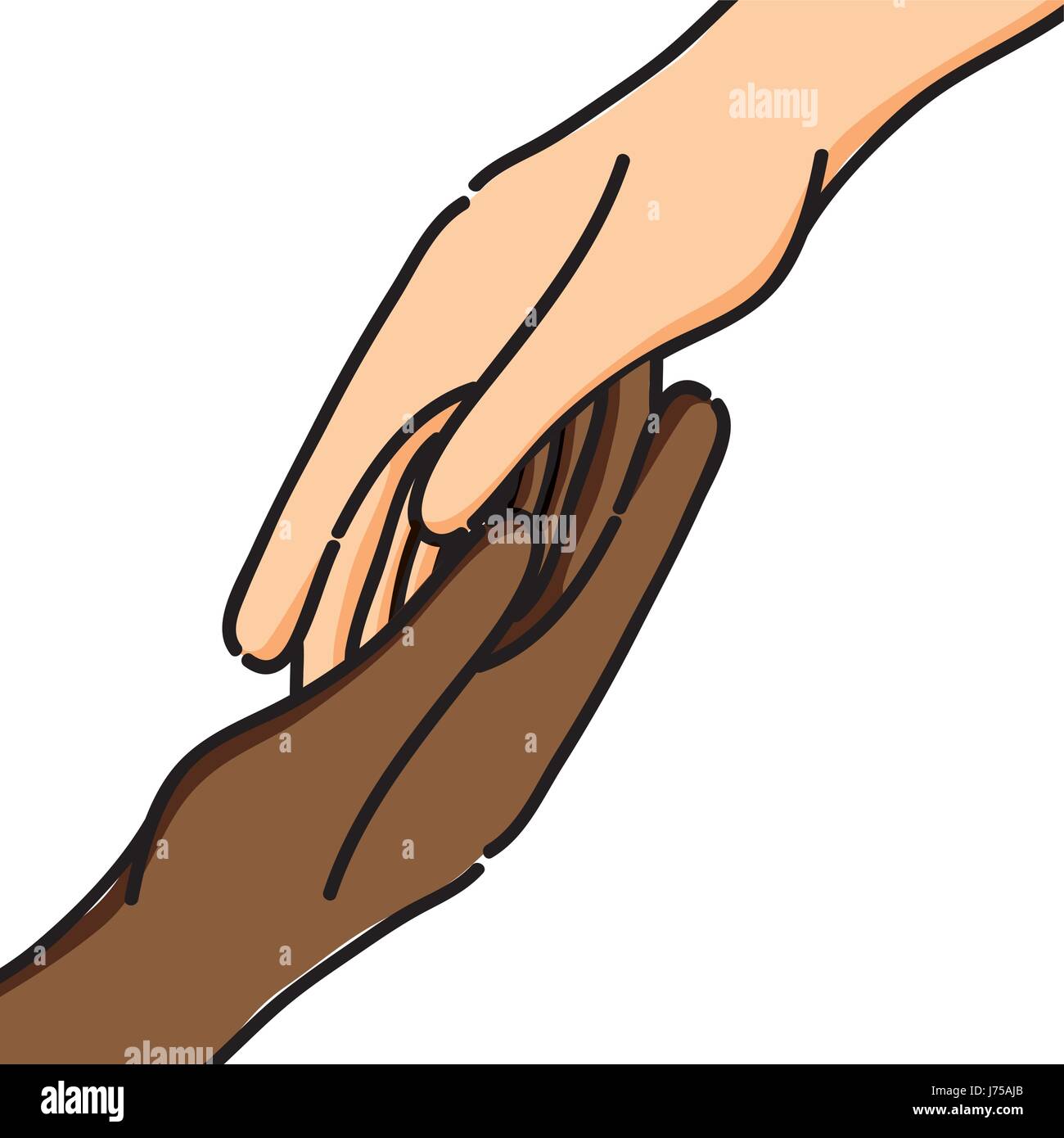 hands together to celebrate freedom day Stock Vector Image & Art - Alamy