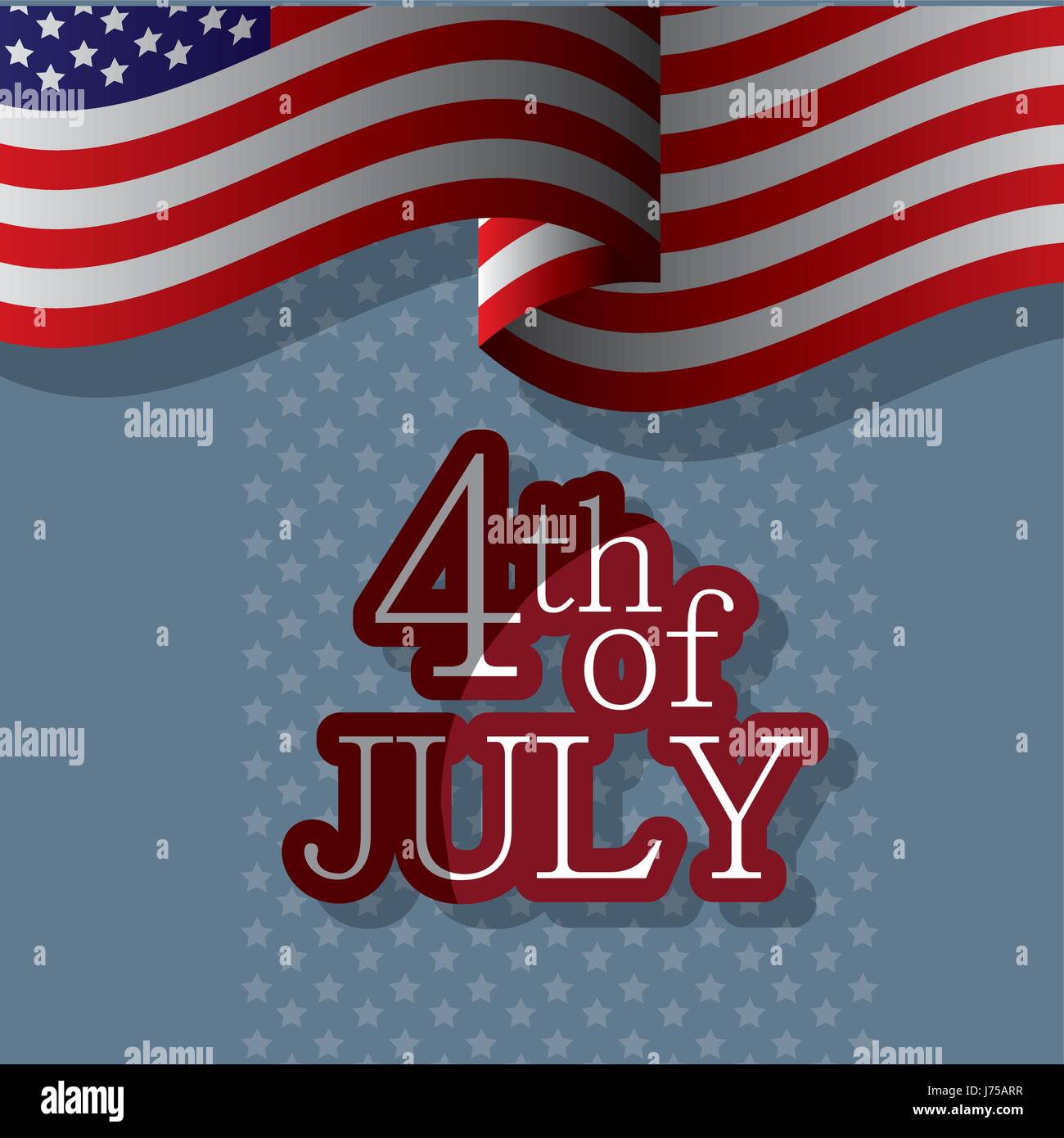 independence day with flag decoration design Stock Vector Image & Art ...