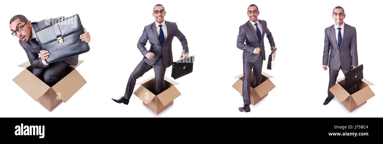 Thinking out of box concept Stock Photo - Alamy