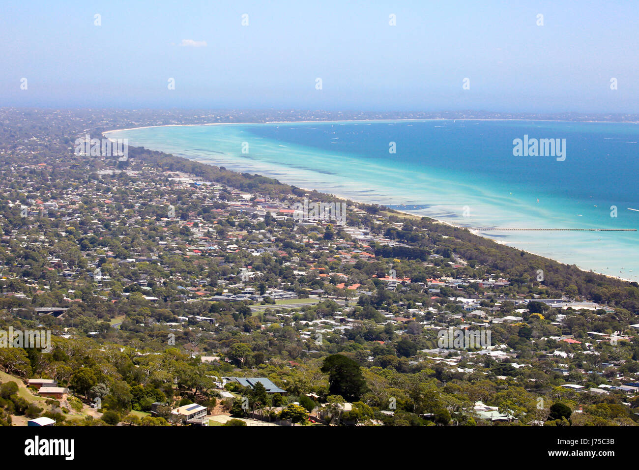 Mornington peninsula australia aerial hi-res stock photography and ...