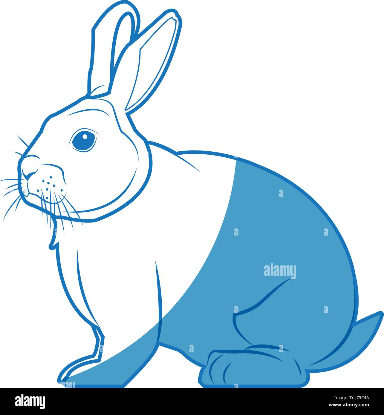 wild rabbit nature rodent farm image Stock Vector Image & Art - Alamy