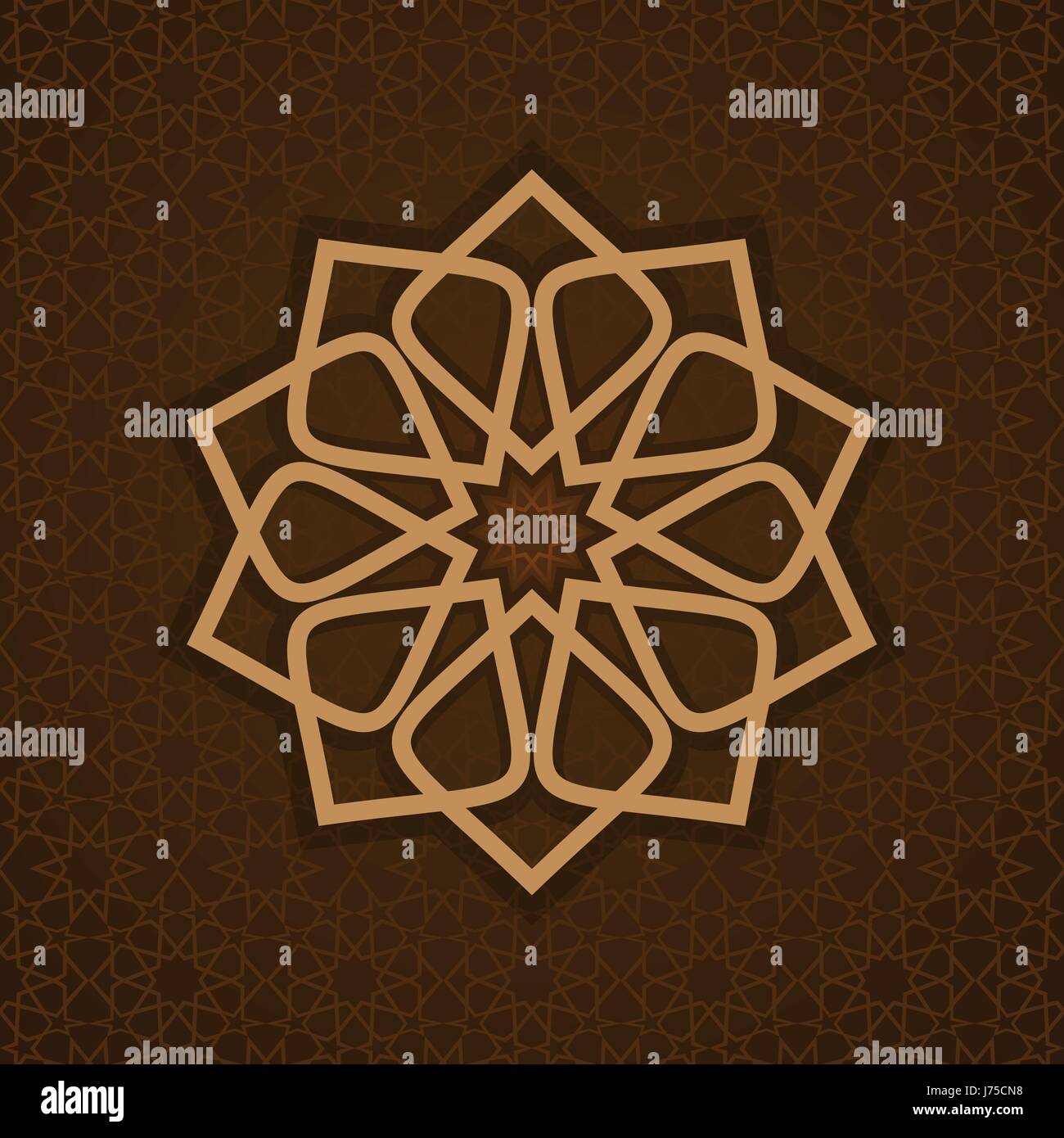 Elegant islamic template design in hi-res stock photography and images ...