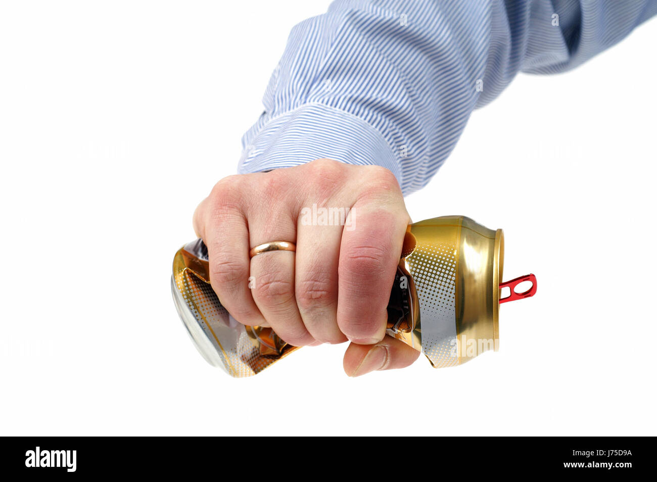Crushed beer can hi-res stock photography and images - Alamy