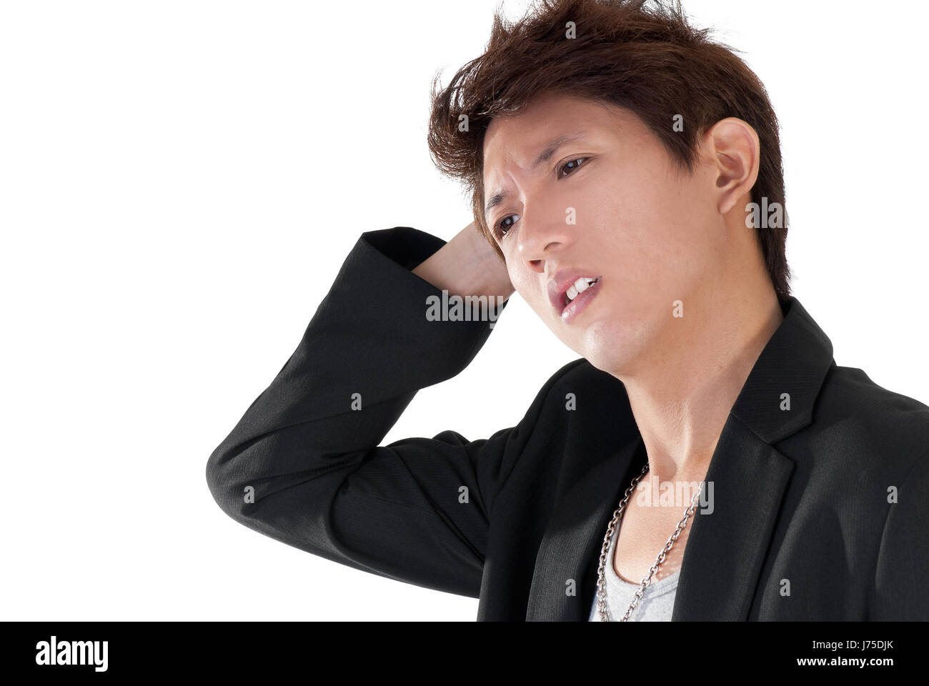 guy look glancing see view looking peeking looking at business dealings ...