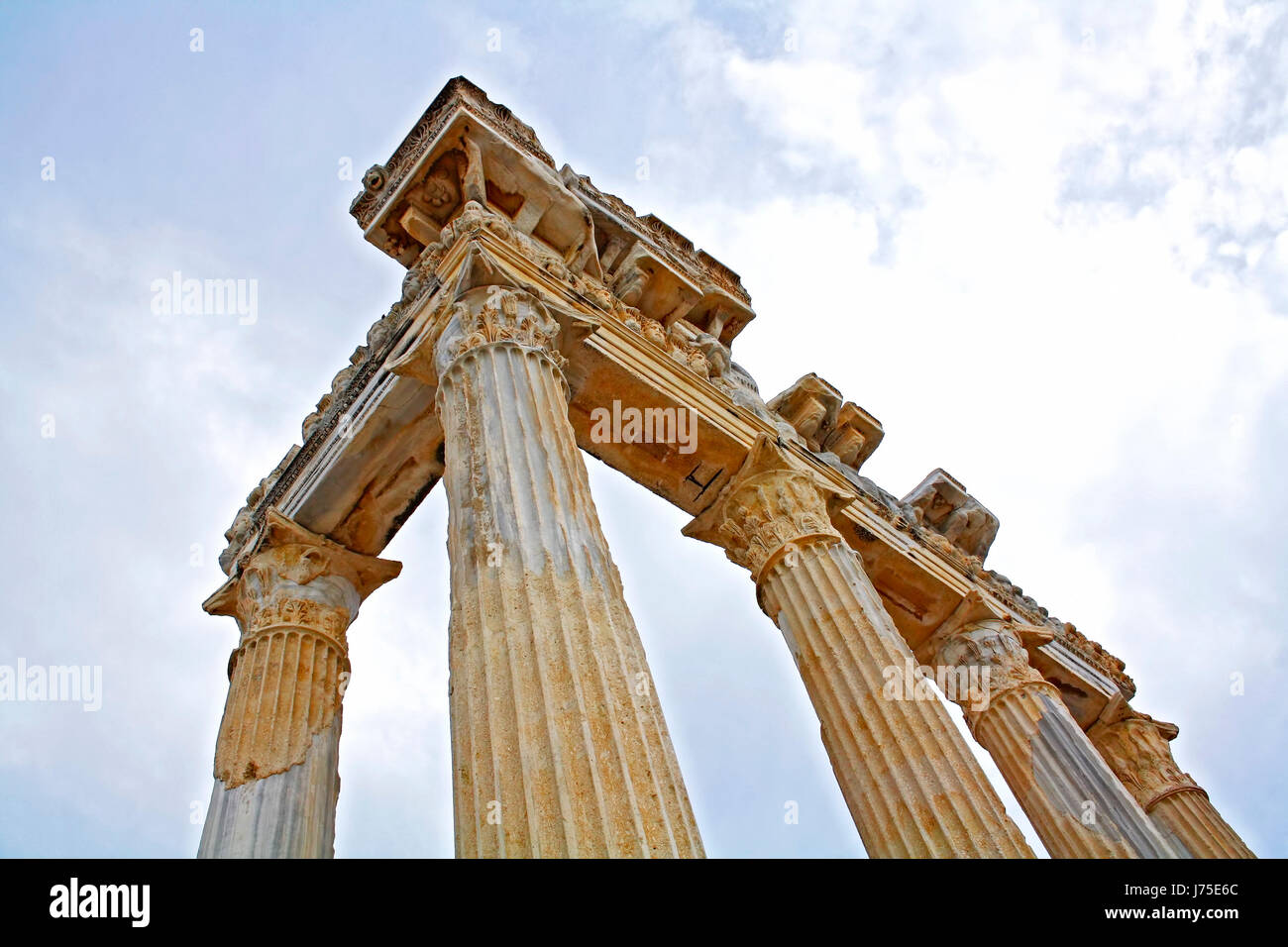 temple antique greek turkey ancient side travel historical temple ...