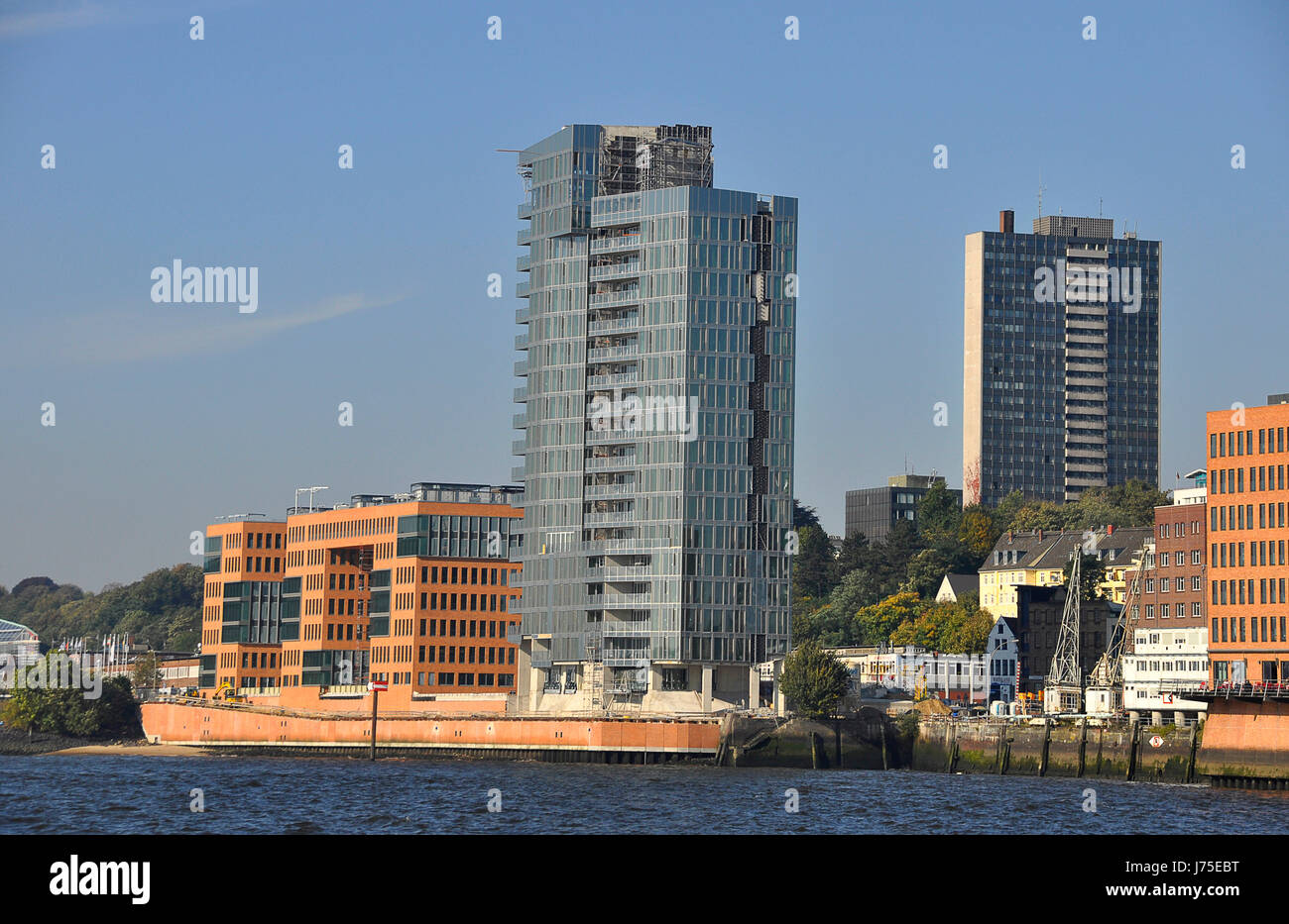 harbor new building hamburg harbours hamburger burger district ...