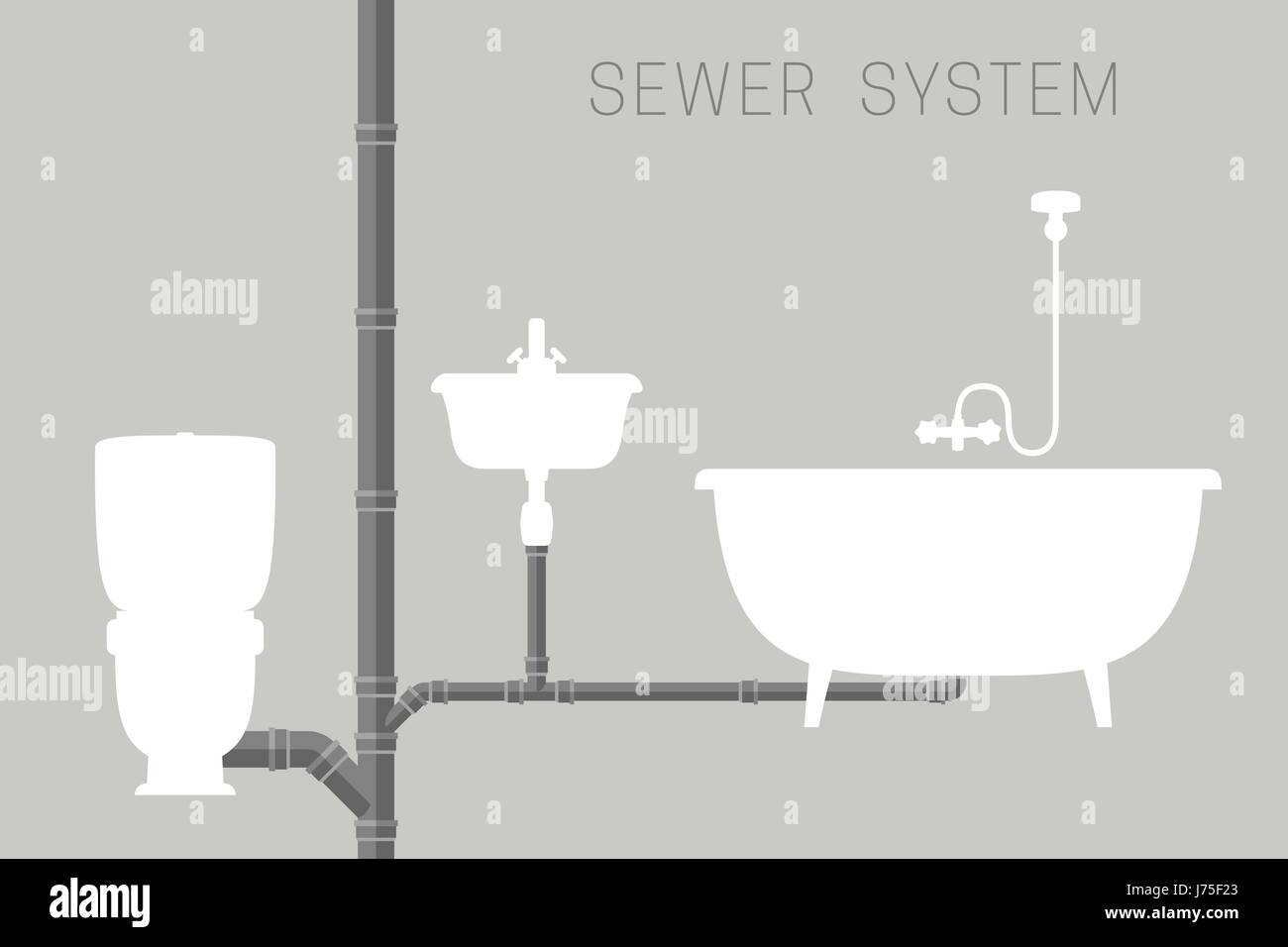 Faucet system Stock Vector Images - Alamy