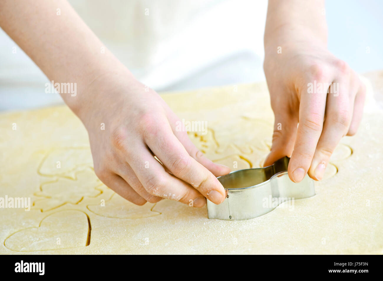 hand hands biscuits cookies shortbread making dough close food aliment ...