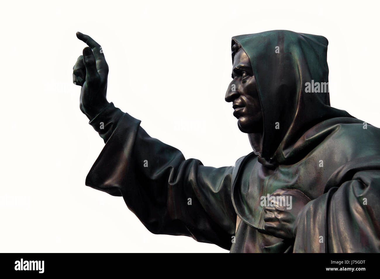 Savonarola statue hi-res stock photography and images - Alamy