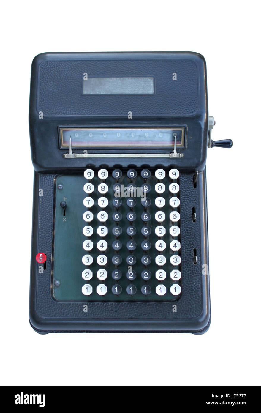 calculator handicraft office machine compute calculate accounting ...