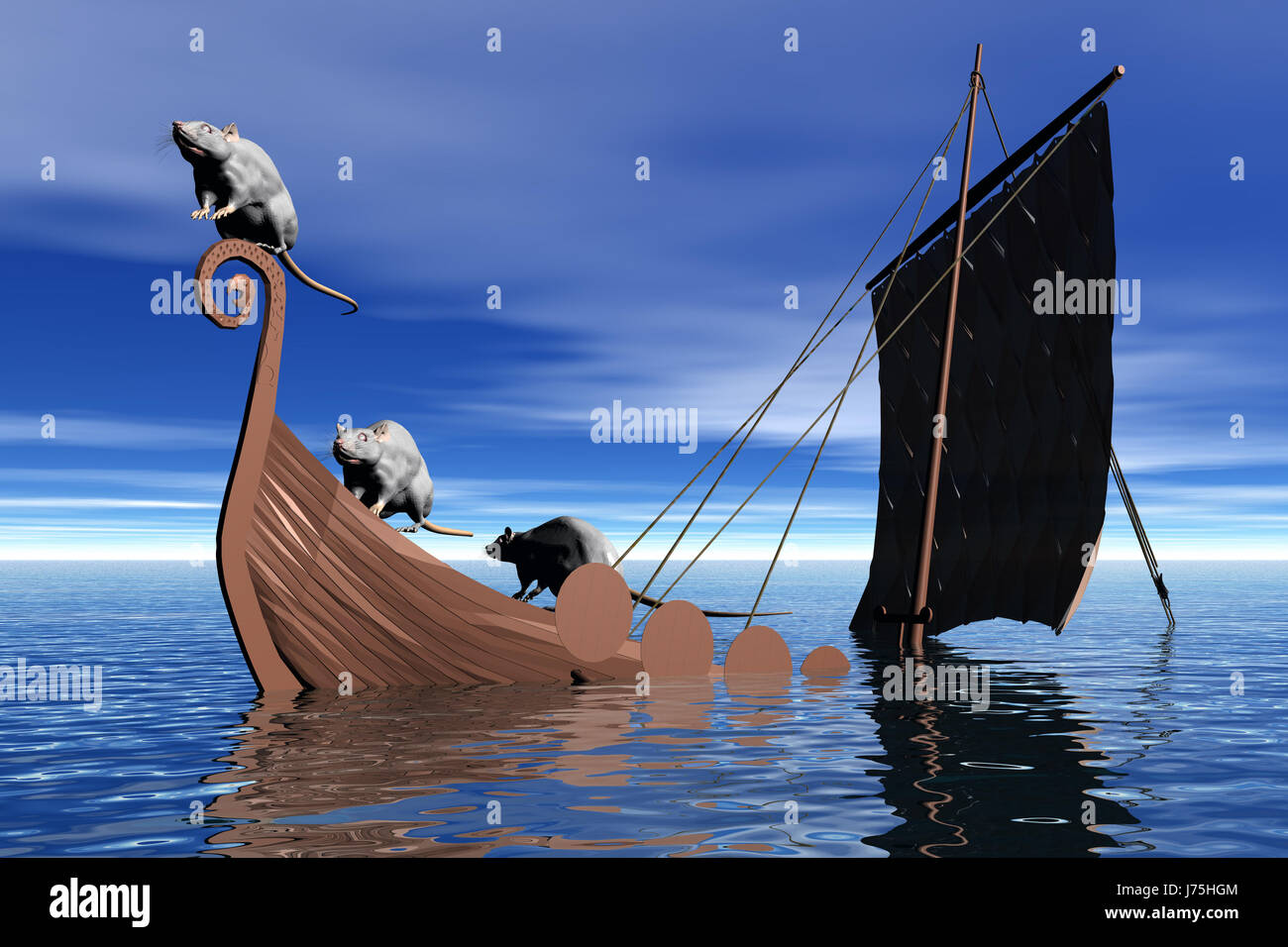Rats ship hi-res stock photography and images - Alamy