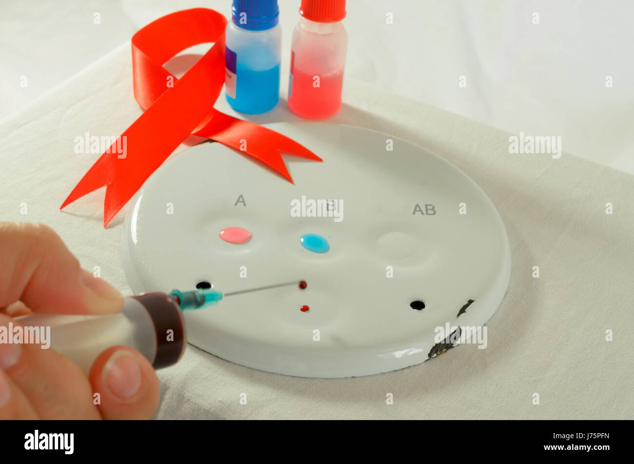 Blood sampling and analysis in a biochemical laboratory on a light ...