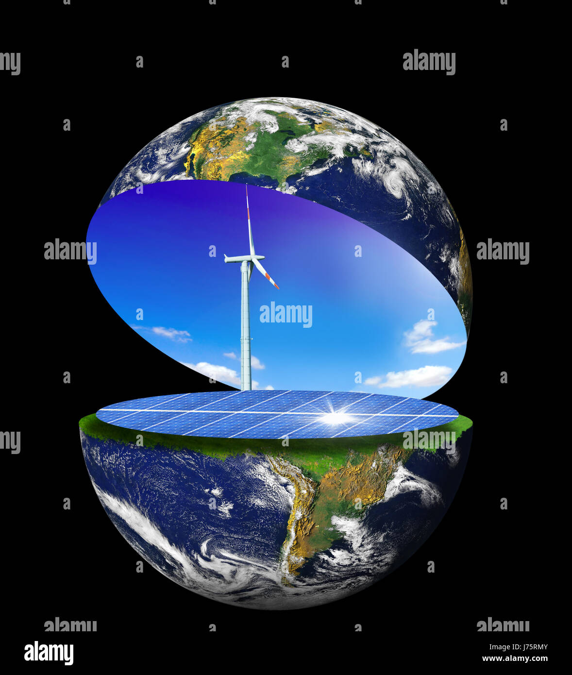 environment enviroment eco wind energy solar globe planet earth world ...