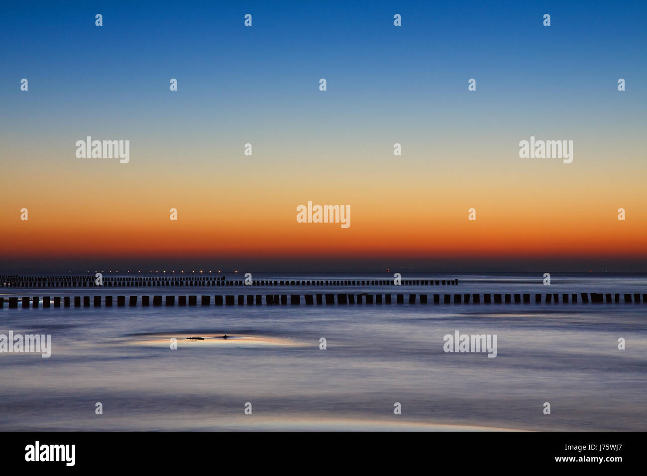 sunset water baltic sea salt water sea ocean coast stage stages ...