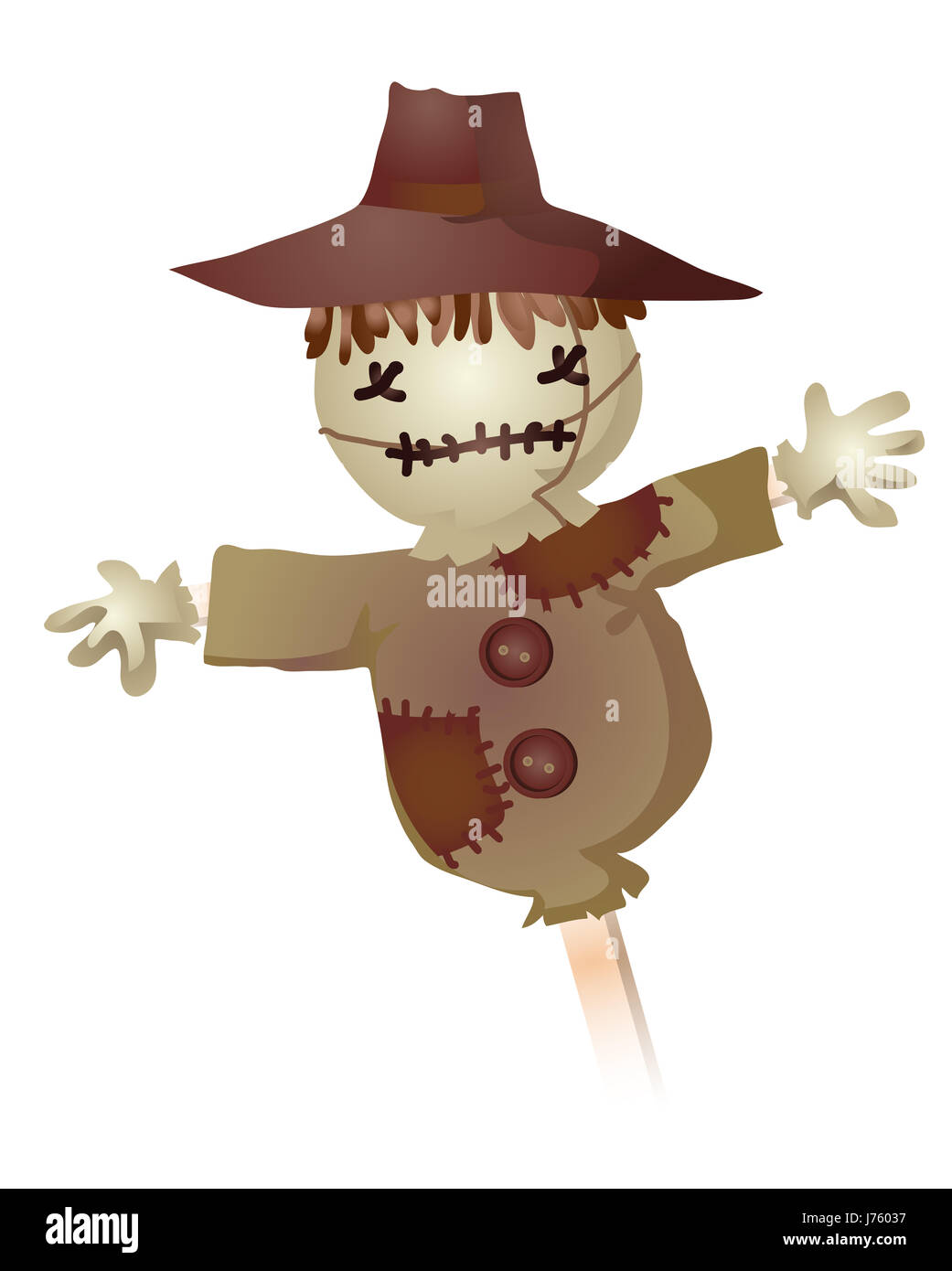 Smiley face scarecrow hi-res stock photography and images - Alamy