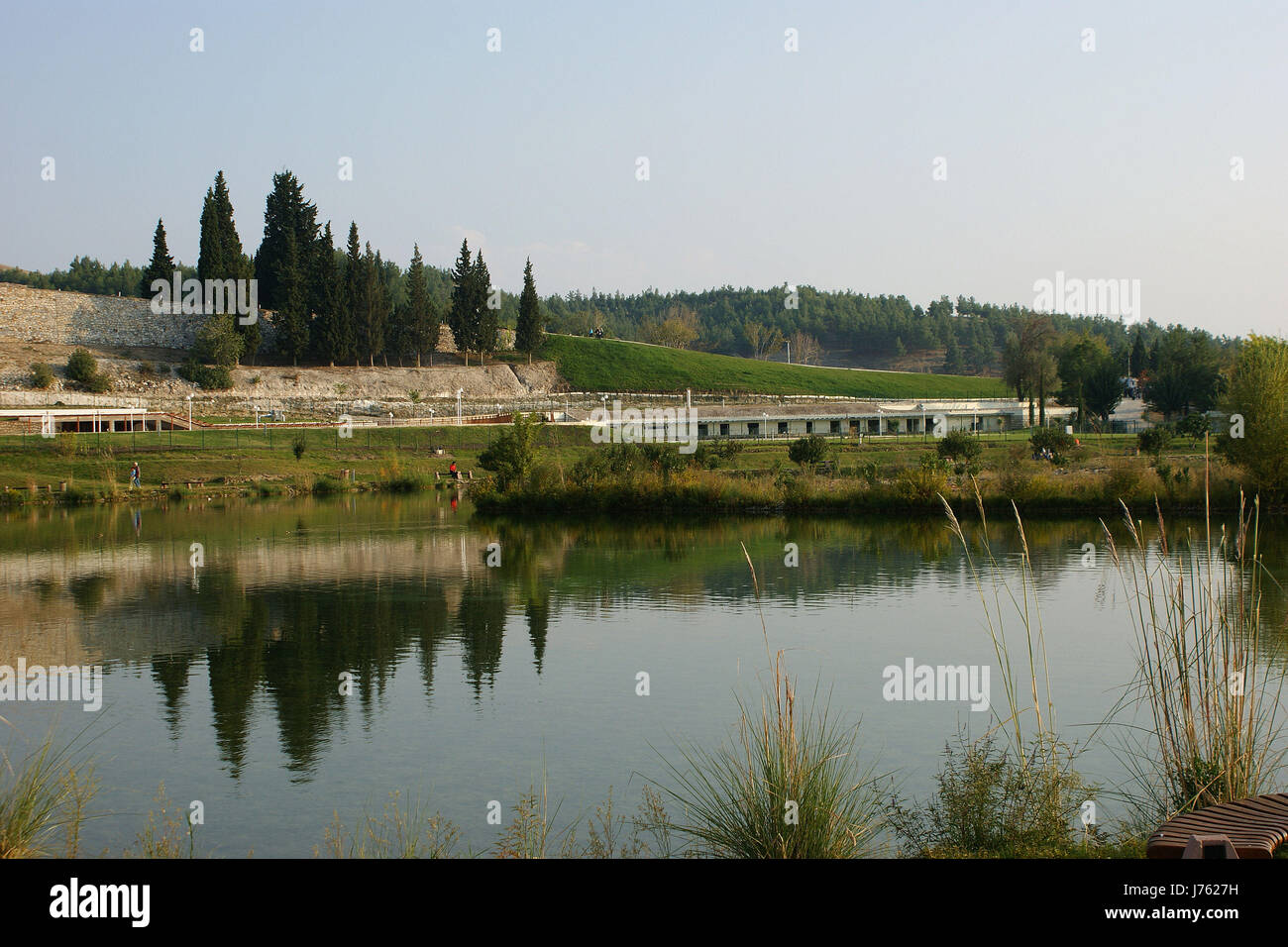 grasses turkey fresh water lake inland water water path way scenery ...