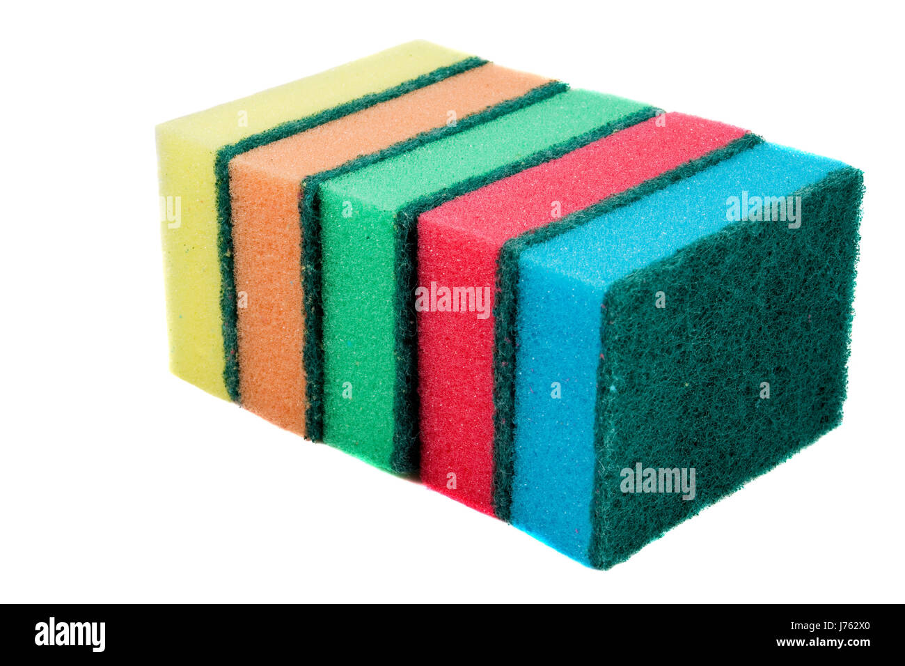 isolated colour wash washing hygiene color cleaning cleansing sponge ...