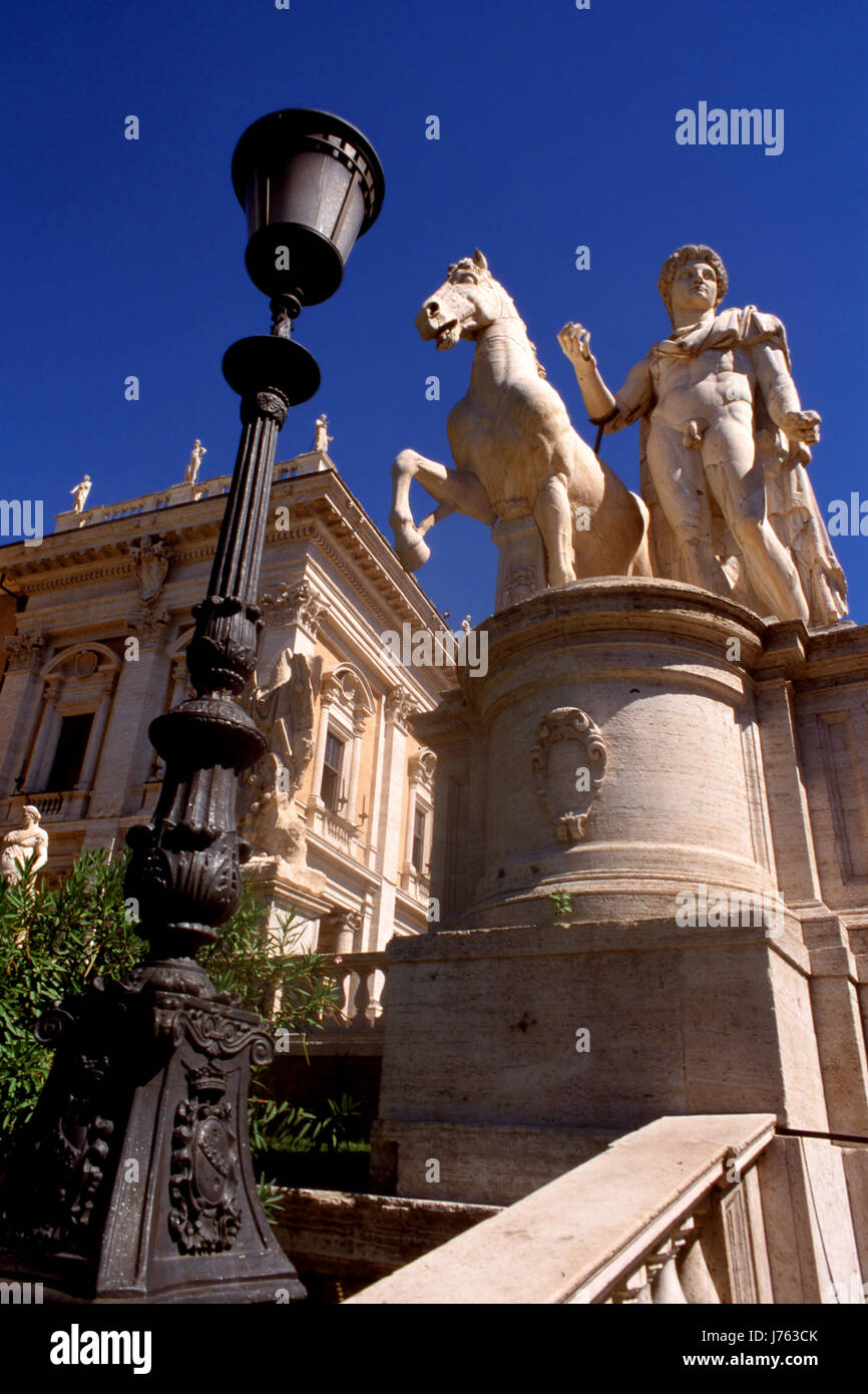 monument art male masculine europe capitol landmark italy man horse ...