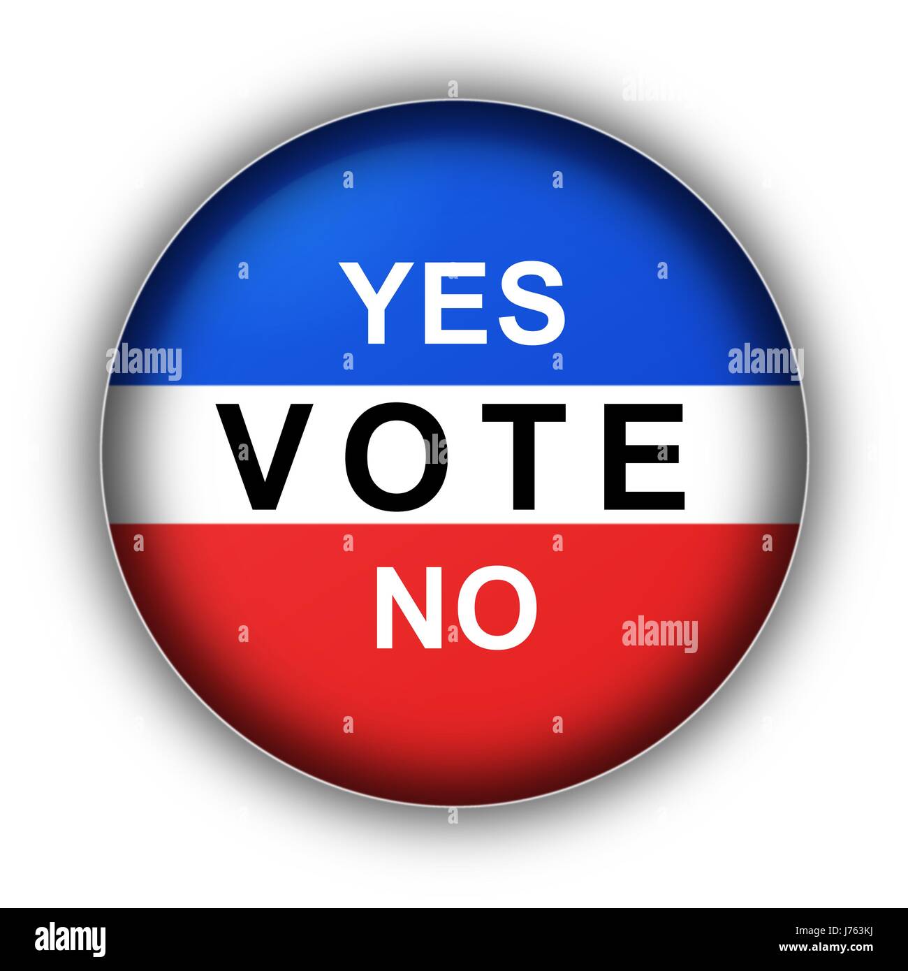 blue vote voting button glossy campaign republican white red blue ...