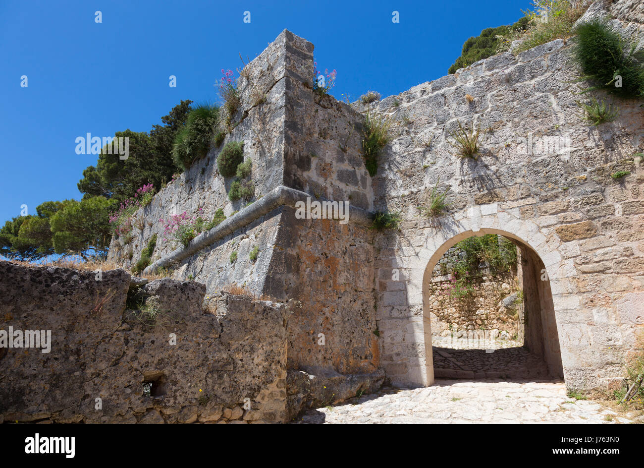Historic kastro hi-res stock photography and images - Alamy